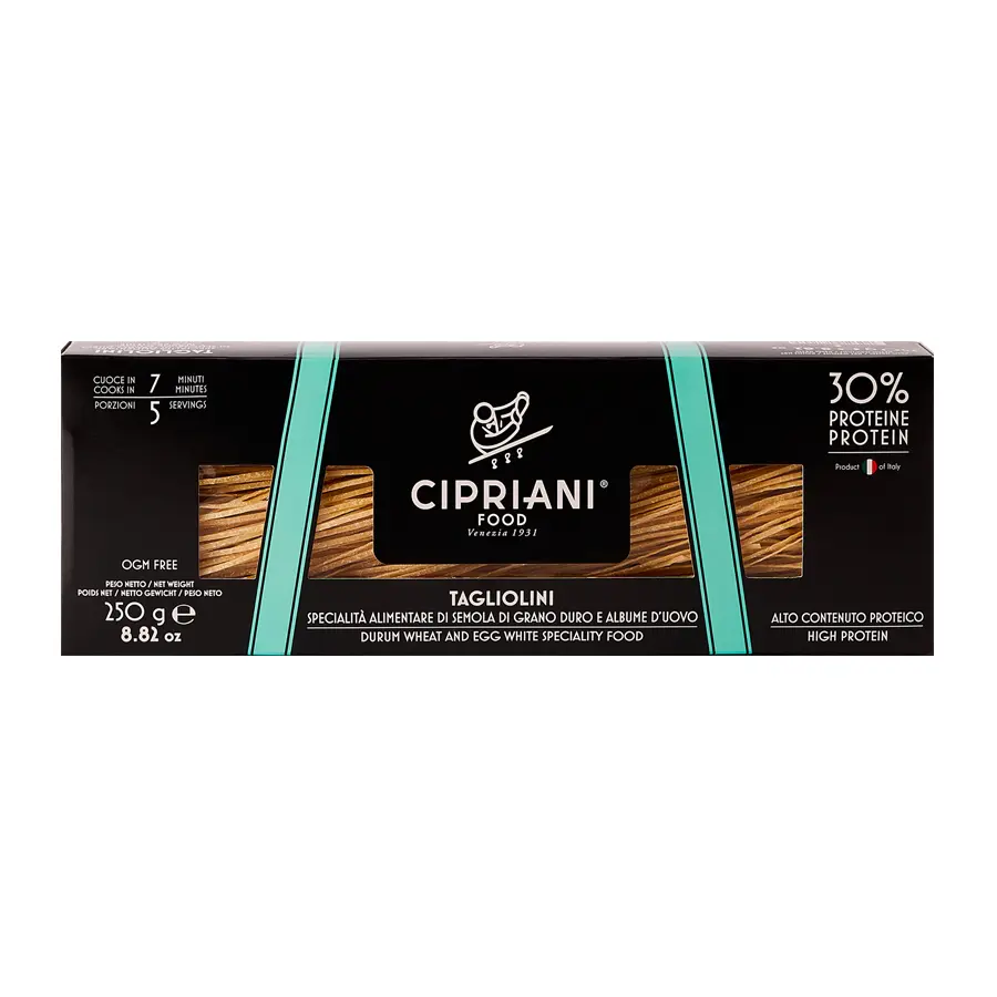 CIPRIANI Testenina Tagliolini, 30% Protein, 250g