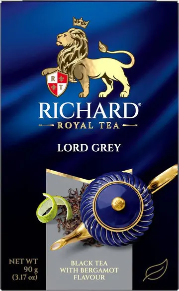 RICHARD Crni cejlonski čaj krupnog lista sa bergamotom i limunom Tea Lord Grey 90g