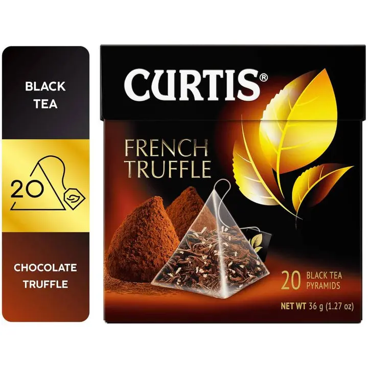 CURTIS Crni čaj sa aromom čokoladnog francuskog tartufa French Truffle 20/1