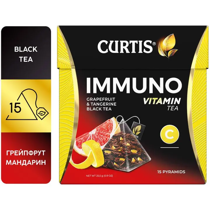 CURTIS Crni čaj sa korom citrusa i aromom grejfruta limete i mandarine Immuno tea 15/1