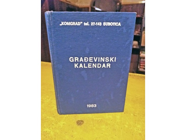 GRAĐEVINSKI KALENDAR 1983