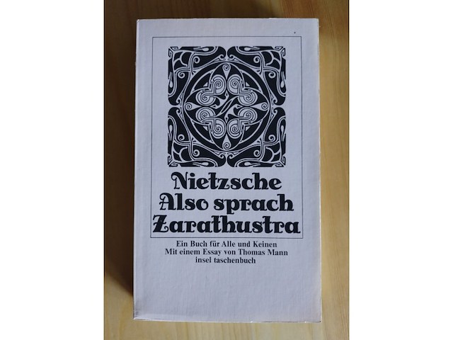 Nietzsche: Also sprach Zarathustra