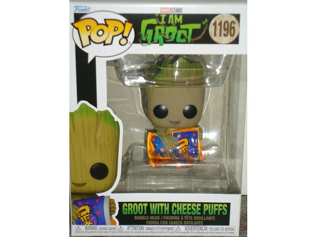 Funko POP! I am Groot - Groot with Cheese Puffs