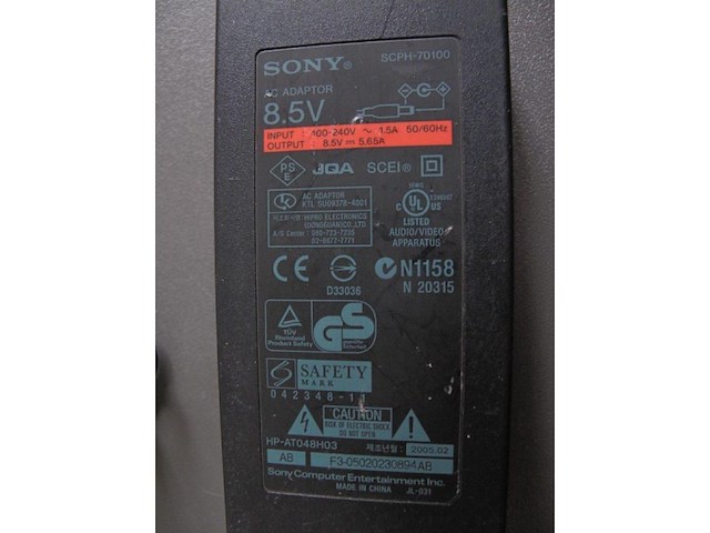 SONY SCPH-70100 - strujni adapter za PS2 Slim