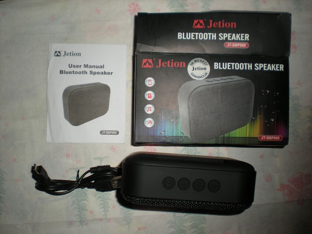 Jetion JT-SBP008 Bluetooth Speaker Nov, nekoriscen, u kutiji. Moze da