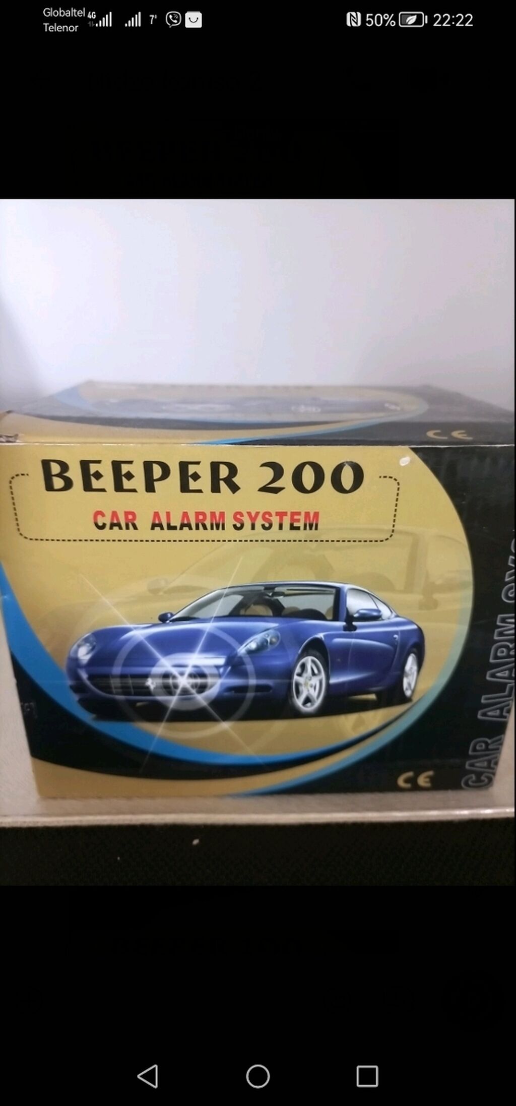 Auto alarm nov. Cena nije fiksna