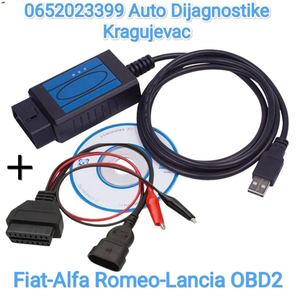 OBD2 za Fiat, Alfa Romeo, Lancia Dijagnostički alat profesionalno