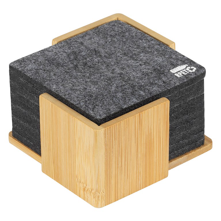 RUBIK, set podmetača, 10/1, tamno sivi