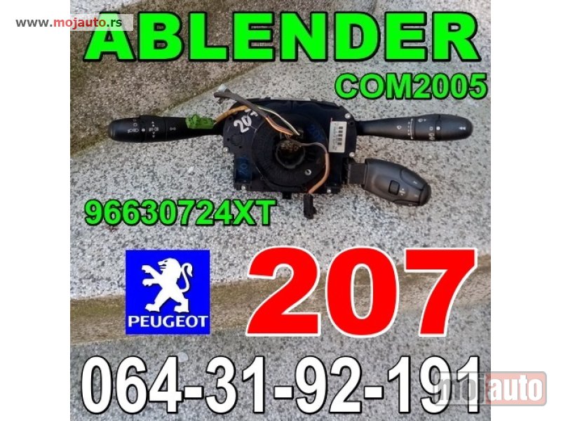 ABLENDER COM2005 Pežo 207 Peugeot 96630724XT