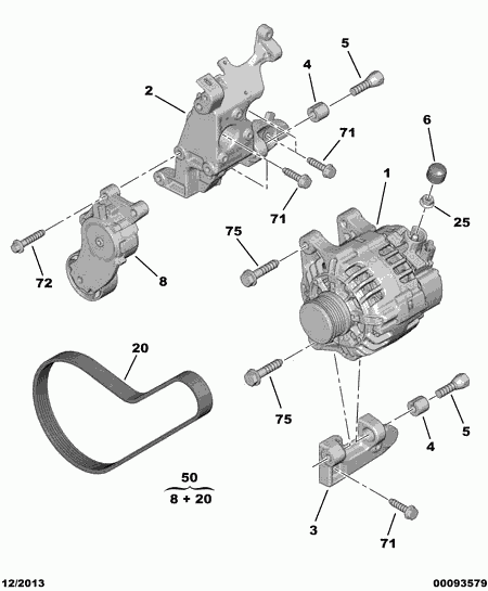 ALTERNATOR PEUGEOT 208