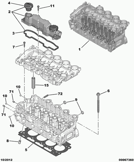 GLAVA MOTORA 0200EH