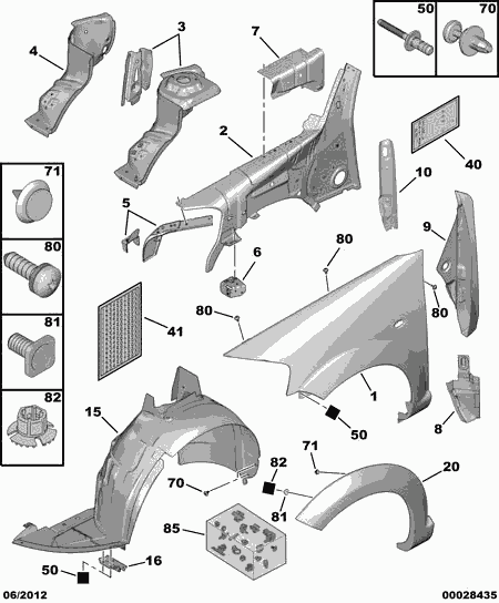 PREDNJE KRILO LEVO C3