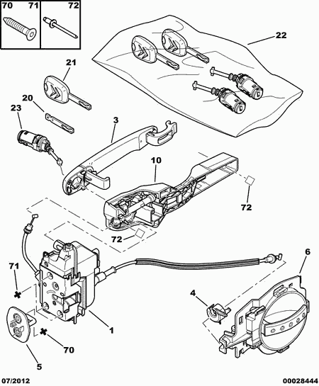 UNUTRASNJA BRAVA KVAKA NAPRED LEVO 9143F8