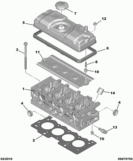 POKLOPAC GLAVE MOTORA 0248R3