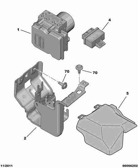 HIDRAULIČNI BLOK ABS PUMPA 4541Z0