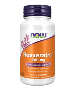 NOW Natural Resveratrol 200mg
60 kapsula