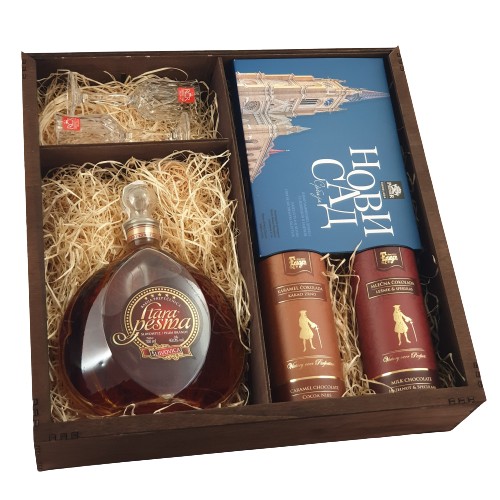 Wood Box L Best of Serbia and Rakija