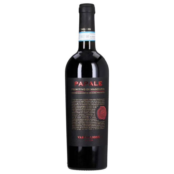 Vino Varvaglione Papale primitivo di mand. 0,75l