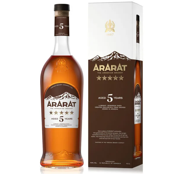 Konjak Ararat Armenian Brandy 5 y.o. 0,7l
