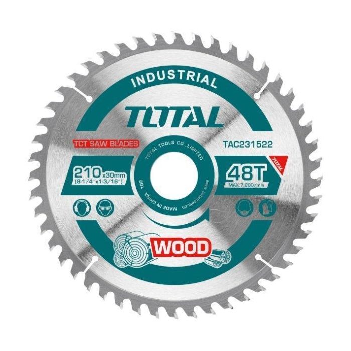 TOTAL TAC231522 rezni list za drvo 210x25,4mm 48 zuba