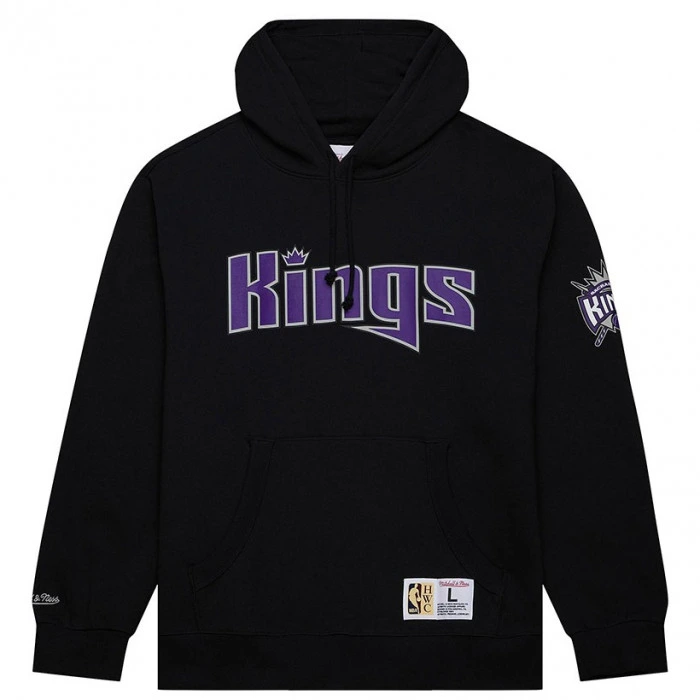 Sacramento Kings Mitchell and Ness Game Vintage Logo duks sa kapuljačom