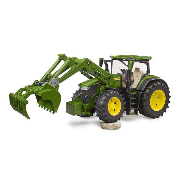 Igračka Bruder Traktor John Deere 7R 350 sa utovarivačem