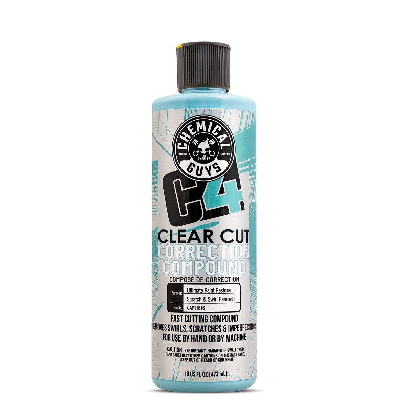 Chemical Guys C4 Clear Cut – Pasta za poliranje 473ml (GAP11616)