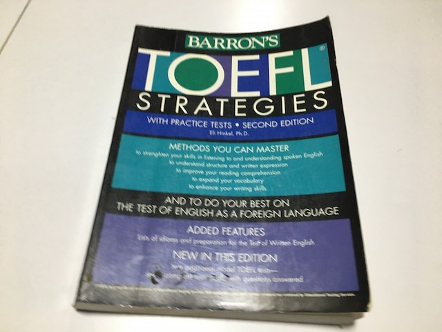 BARRON`S TOEFL strategies