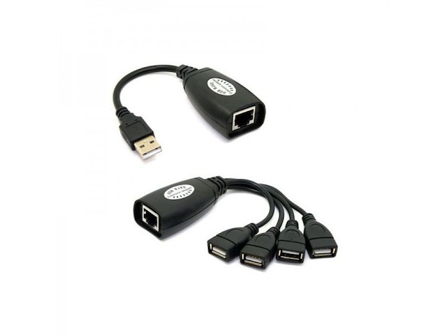 Usb Extender radi sa CAT5e ili CAT6 LAN kablom, 30m