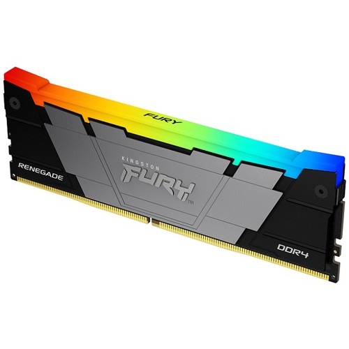 Kingston 16GB (1x16GB) DDR4 3600MT/s CL16 FURY Renegade RGB Black XMP DIMM memorija | KF436C16RB12A/16