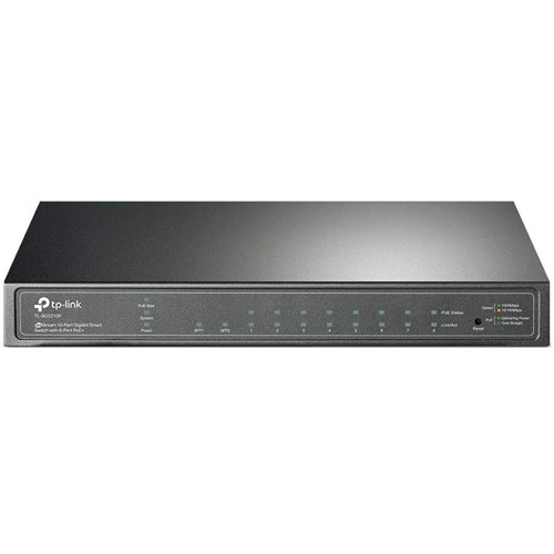 TP-Link 8-Port Gigabit Smart PoE Switch with 2 SFP Slots | TL-SG2210P