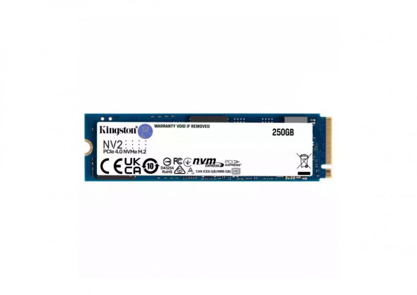 SSD M.2 NVME 250GB Kingston SNV2S/250G 3500MBs/2100MBs