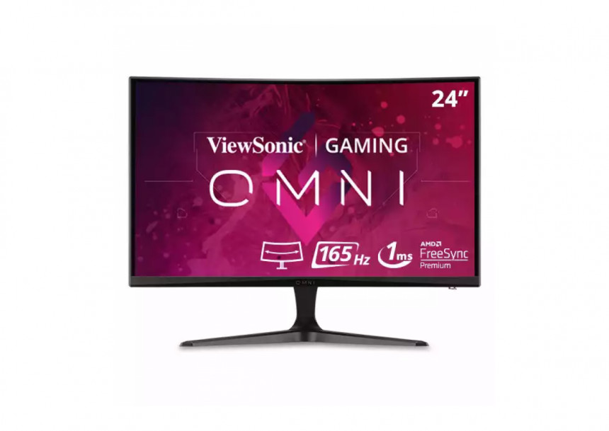 Monitor 24 ViewSonic Omni VX2418C 1920x1080/Full HD/165Hz/1ms/HDMI/DP/Curved