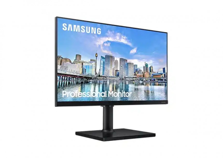 Monitor 24 Samsung LF24T450FQR 1920x1080/FHD IPS/75Hz/5ms/DP/2x HDMI/2x USB/Freesync/Pivot/crna