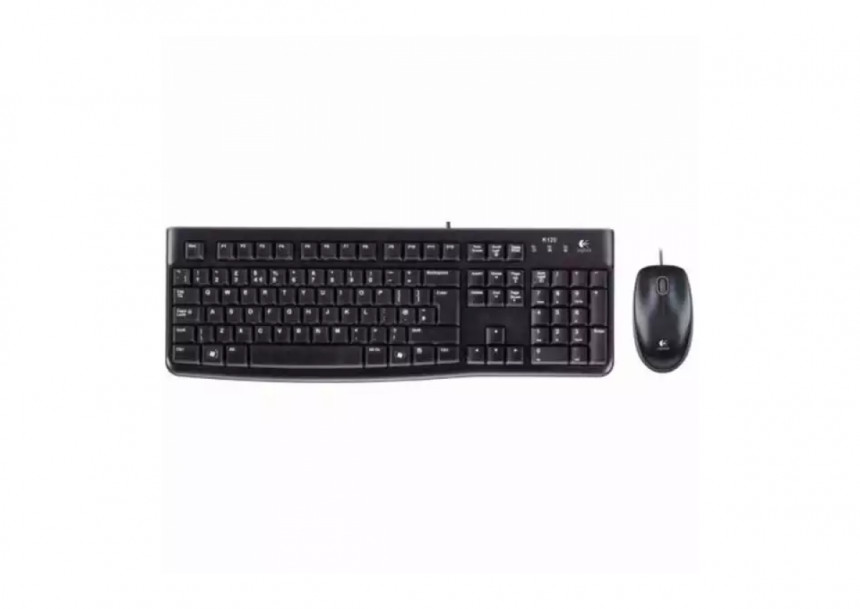 Tastatura + miš Logitech Deluxe MK120 US, crna