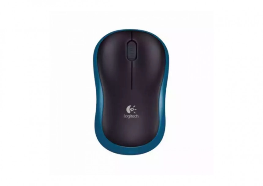 Bežični miš Logitech M185 1000dpi, plavi - optički