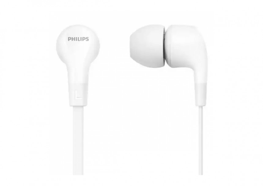 Slušalice bubice Philips TAE1105WT, bele