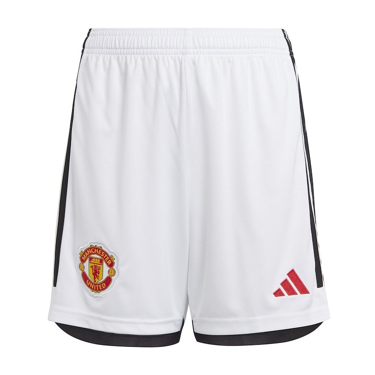 Adidas MUFC H SHO Y, dečji šorc za fudbal, bela