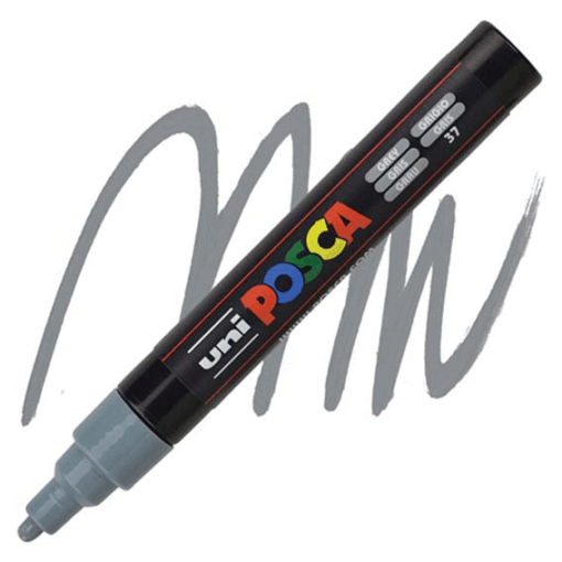 Marker na vodenoj bazi POSCA GREY 37 – SIVI 1,8 – 2,5 mm PC-5M