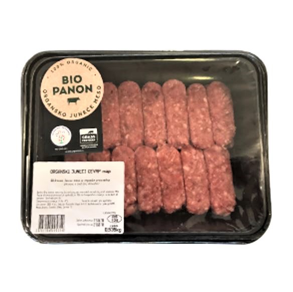 Organska junetina ćevapi BLACK ANGUS Black Panon – 500g