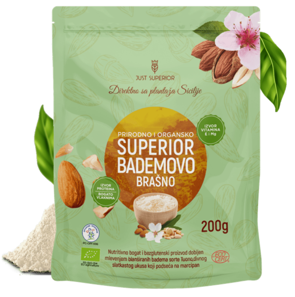 Organsko bademovo brašno Just Superior – 200g