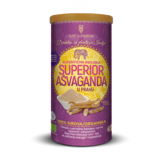 Organska ašvaganda u prahu Just Superior -150g