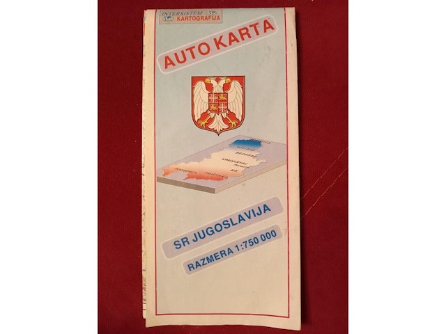 Auto-karta SR Jugoslavije i Republike Srpske