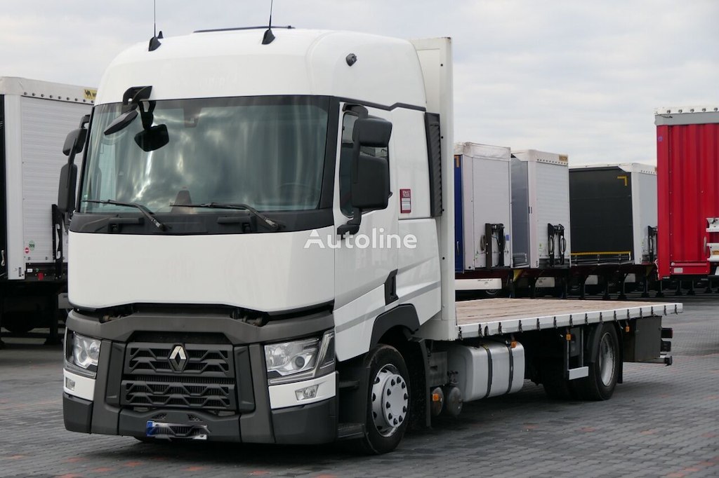 Renault T460 / PLATFORMA / SKRZYNIOWY / LAWETA / EURO 6 /2016 R kamion platforma