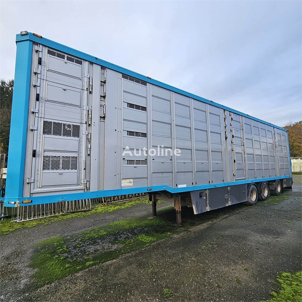 Prodaje se ABC Menke-Janzen - 3 etager sættevogn til grise transport poluprikolicu za prevoz stoke na aukciji