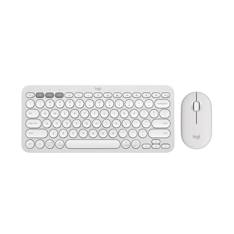 Logitech Pebble2 Wireless Combo US bežični komplet tastatura+miš bela