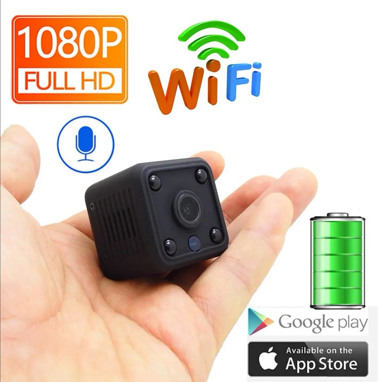 Mini IP kamera HD 1080P WiFi audio