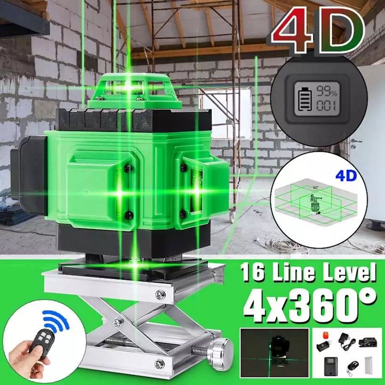 Digitalni laser za nivelaciju – 16 Linija 4D