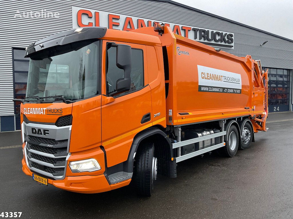 Novi DAF FAN XD 340 Geesink 22m³ Welvaarts weighing system kamion za smeće