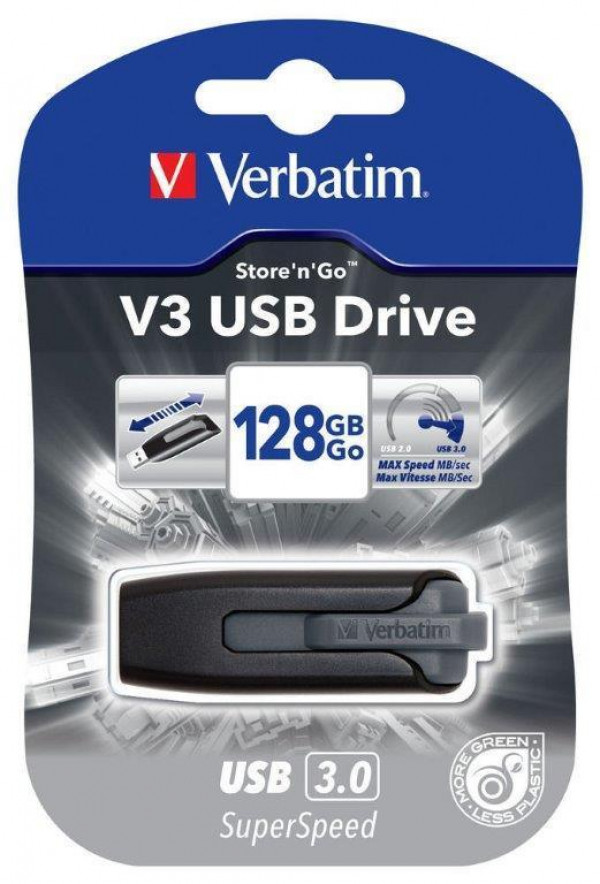 Verbatim V3 USB 128GB 3.0 Blc (49189)